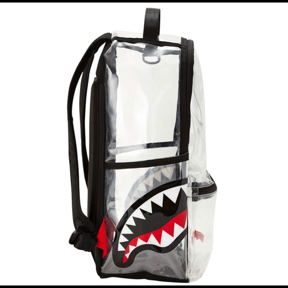 Sprayground | Bags | Sprayground Backpack Clear 220 Shark New | Poshmark